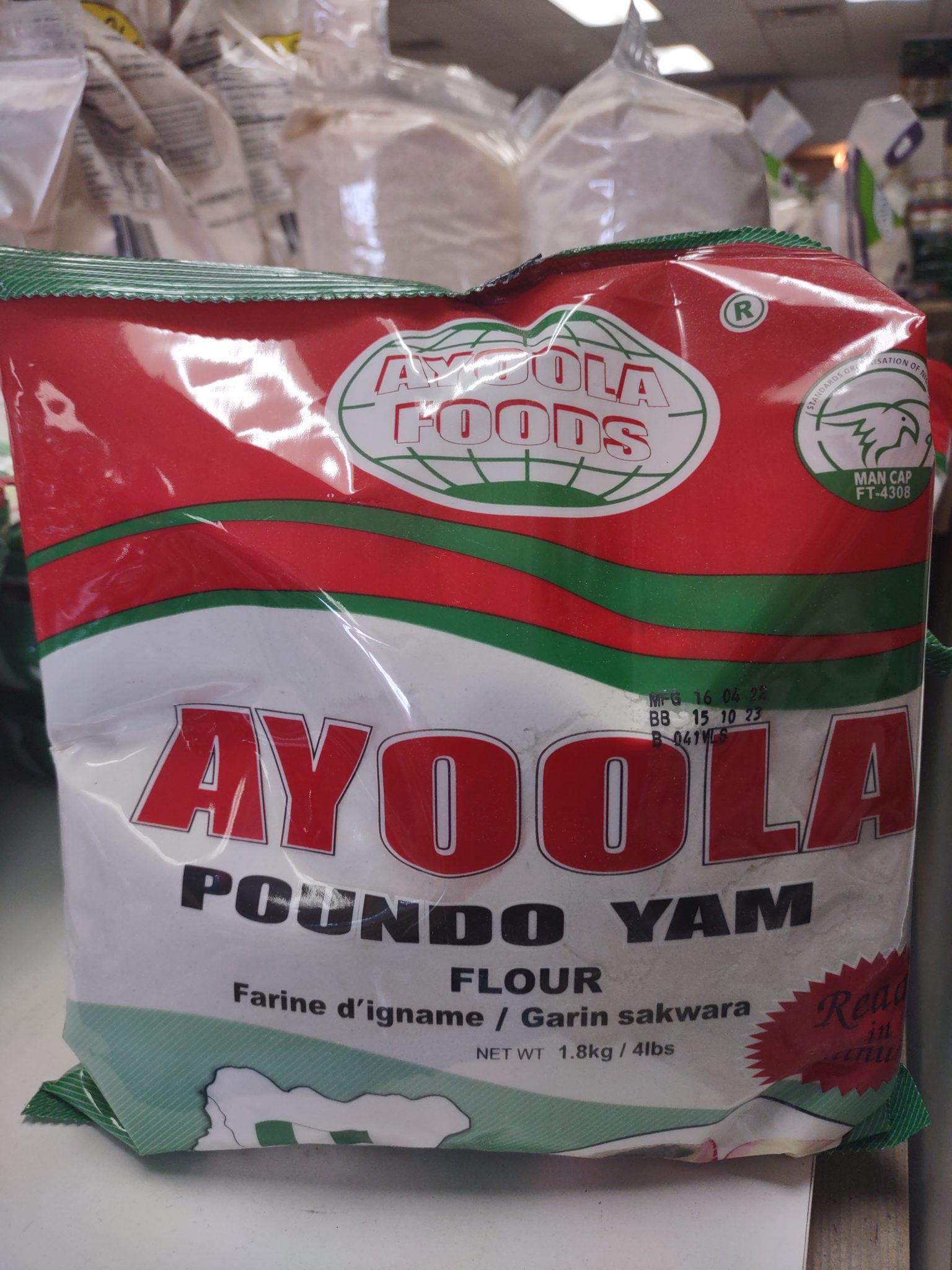 Ayoola Pounded Yam flour – HopTo – Your Local Shopping Destination.